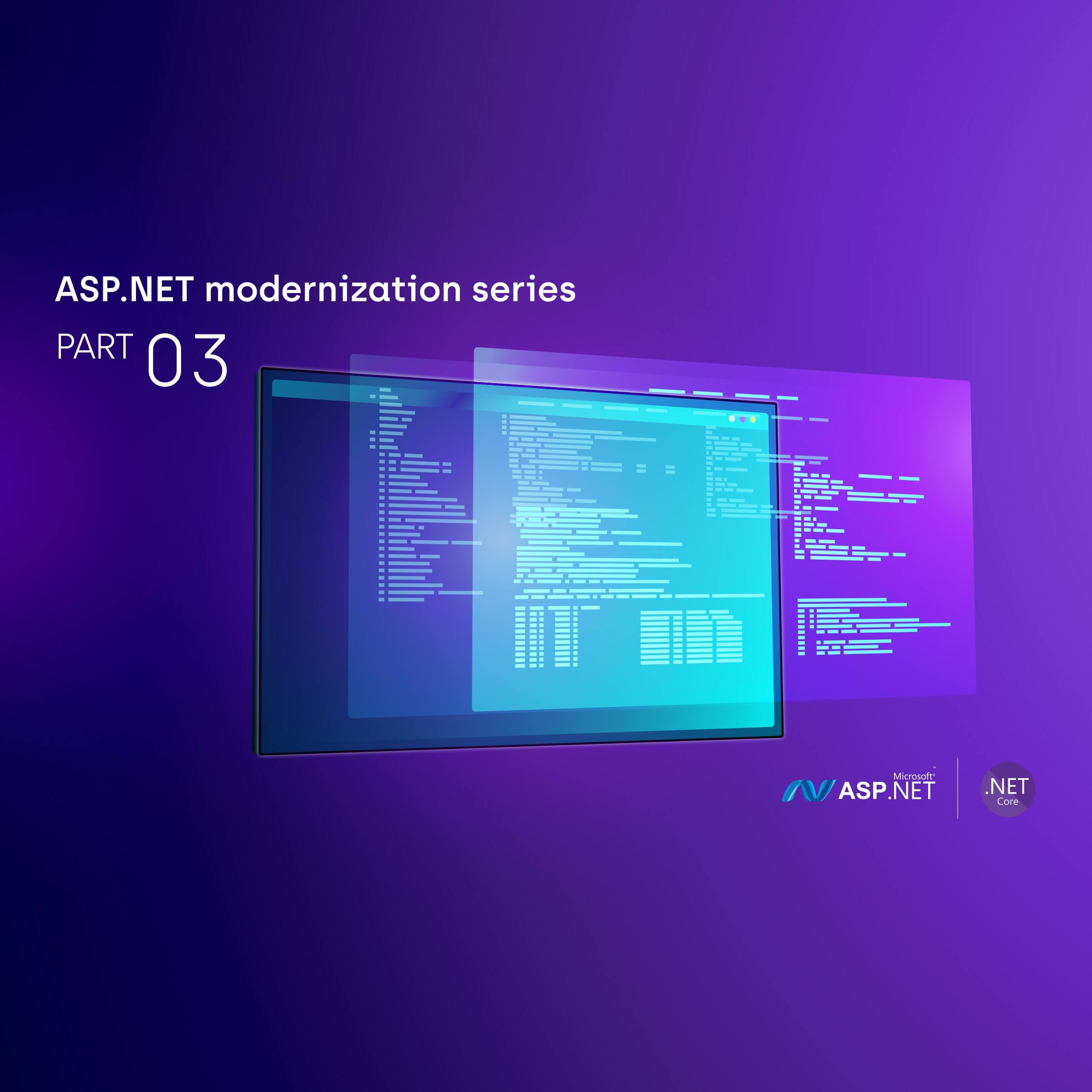 ASP.NET Web Forms modernization series, Part 3: UI layer